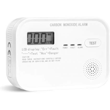 Hushållsapparat Ströme - KD-218A kolmonoxiddetektor med digital display ...