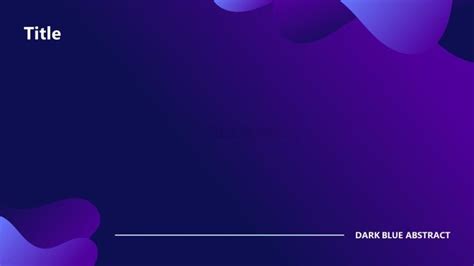 Dark Blue Curved Wave Background Template Slidemodel
