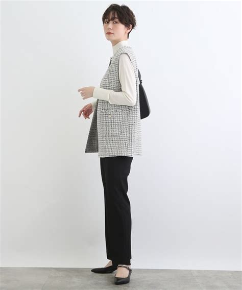 Indivi（インディヴィ）の「 【トレンド！】ツィードジレ（ベスト）」 Wear