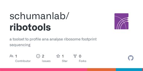 GitHub Schumanlab Ribotools A Toolset To Profile Ana Analyse Ribosome Footprint Sequencing
