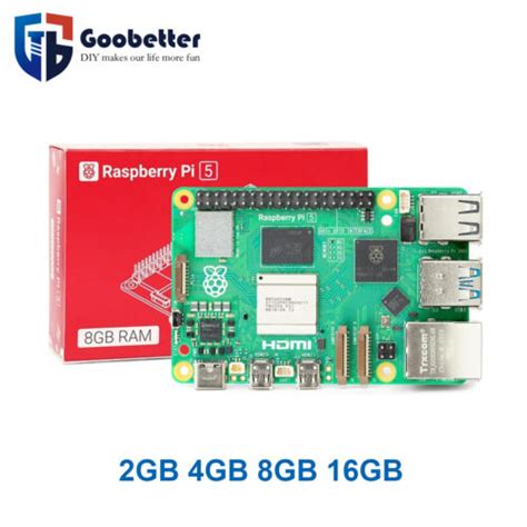 raspberry pi 5 2gb 4gb 8gb 16gb ram board 2 4ghz 64 bit cpu wifi