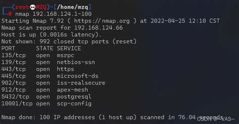 Namp 基础使用教程namp使用教程 Csdn博客