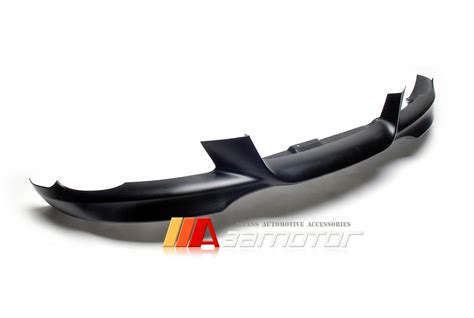 Matte Black M Tech Front Bumper Lip Spoiler Fit For 2006 2010 Bmw E92