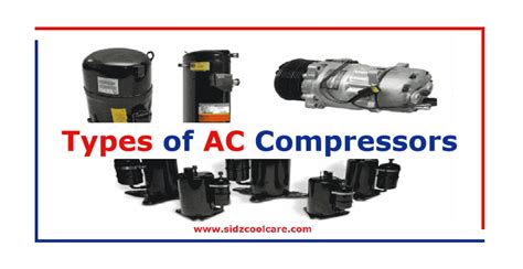 Ac Compressors Explained 5 Types And Which One Is Best For You Sidz