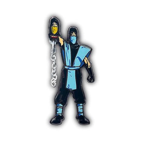 Sub Zero Fatality Mortal Kombat Enamel Pin Etsy
