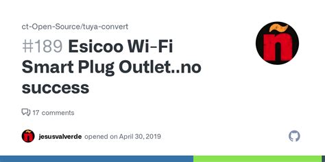 esicoo wi fi smart plug outlet no success · issue 189 · ct open