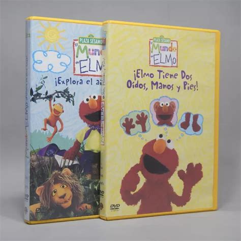 Dvd El Mundo De Elmo Plaza Sésamo 2 Dvd Ll7 Envío Gratis