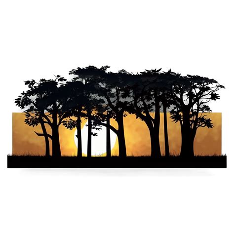Forest Silhouette Png Images 100