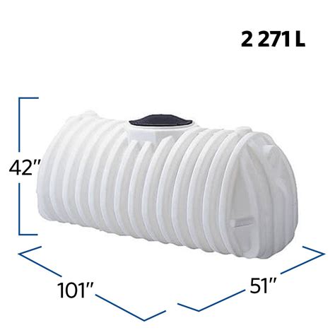 600 Gallon Plastic Underground Water Storage Cistern Tank 41328