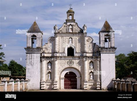 The Restored 17th Century Church Of La Merced In The Spanish Colonial