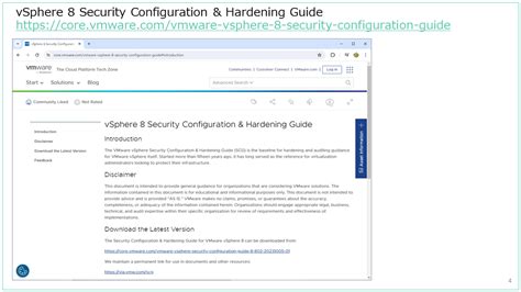 今日だからこそ Vsphere Security Configuration And Hardening Guide（登壇資料） Vm