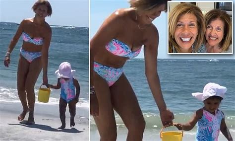 Hoda Kotb 54 Shows Off Her Body In A Brightly Colored Bikini During