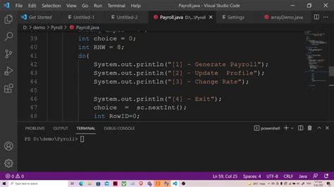 Payroll System Using Multi Dimensional Array Youtube