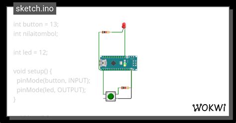 Pull Down Aktif Low Wokwi Esp32 Stm32 Arduino Simulator