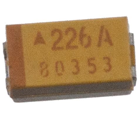 TAJC226K010RNJ, танталовый SMD конденсатор 22мкФ 10% 10В тип C AVX ...