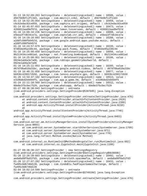 Settingsprovider Pdf Java Programming Language Java Platform