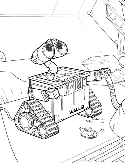 Wall E Tegninger Til Farvelægning Farvelegning Com