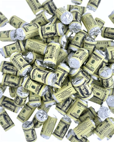 Money Mints 100 Rolls 7 Mints Roll Wrapped Spearmints Candy Envy