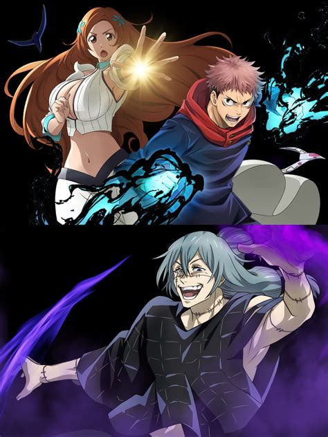 Orihime And Yuji Vs Mahito By Darkerevening On Deviantart