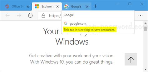 How To Enable Sleeping Tabs In Microsoft Edge To Save Resources