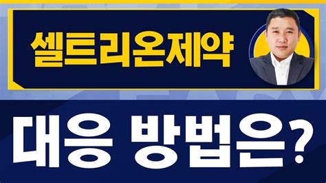 뉴스 플로우 집중 셀트리온제약068760 김민준 전문가진짜 쉬운 진단 Youtube