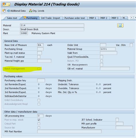 Documentary Batches And Its Integration To Sap Ewm Sap Community