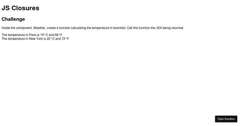 Js Closures Solution Codesandbox Js Closures Solution Codesandbox