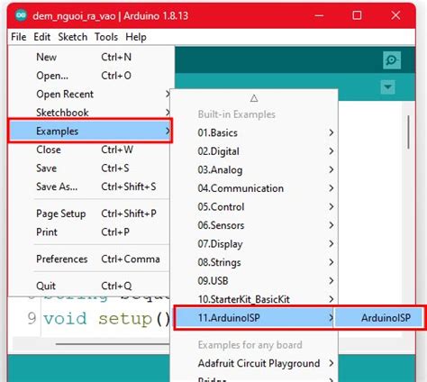 Hướng Dẫn Nạp Bootloader Cho VĐk Trên Arduino