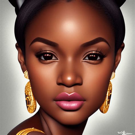 Diamond Earrings Yoruba Singer Light Skin Black Woman Big Brown Eyes Bows Nia Long Beautiful