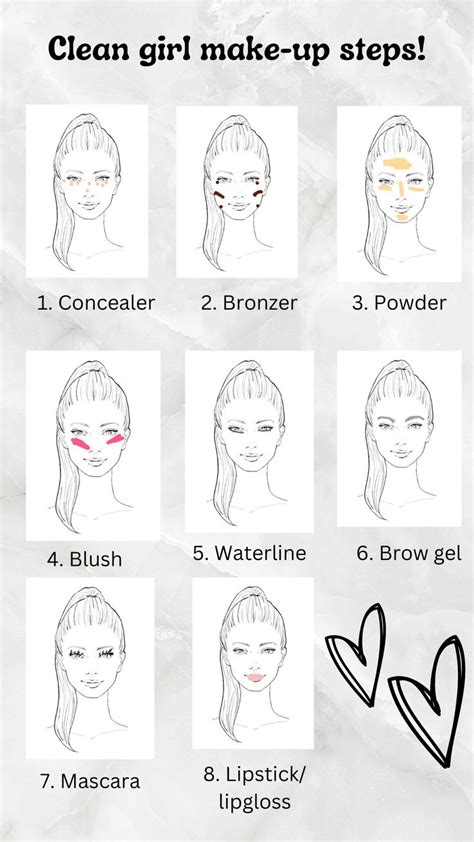Clean Girl Make Up In 2024 Makeup Routine Guide Easy Makeup Tutorial