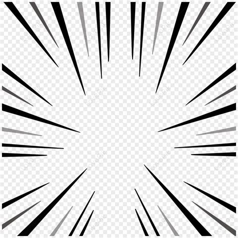 Comic Speed Abstract Black Lineslevelcomic Stylecomic Lines Png