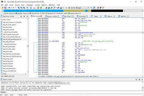 ida逆向linux内核导入kallsyms ida工具能反编译linux csdn博客