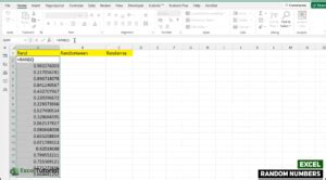 Easy Ways To Generate Random Numbers In Excel ExcelTutorial