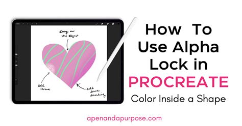 how to use alpha lock in procreate 2 simple ways