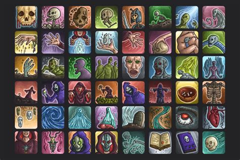 Necromancer Skill Icon Pack Download