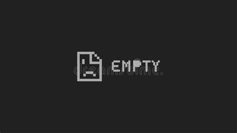 Broken File Icon With EMPTY Text Error Or Missing File Night Mode