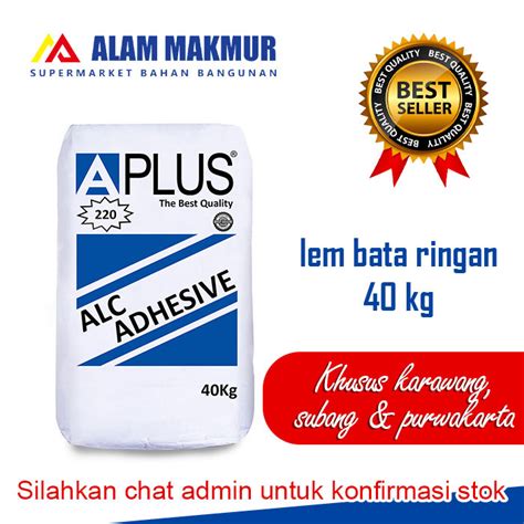 Jual Aplus 220 Alc Adhesive 40 Kg Mortar Perekat Bata Ringan Hebel