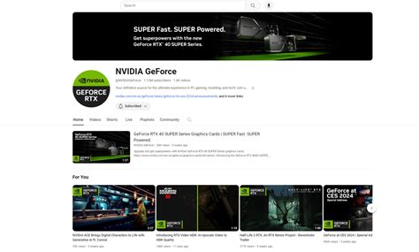 Youtube Learning Nvidia Geforce Stay Up To Date With Your Gpu