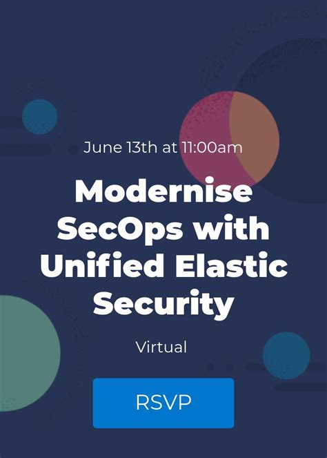 kevin keeney on linkedin modernise secops with unified elastic security