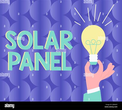 Text Caption Presenting Solar Panel Concept Meaning Designed To Absorb Suns Rays Source Of