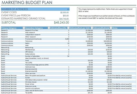 Excel Marketing Spreadsheet Excelxo Com