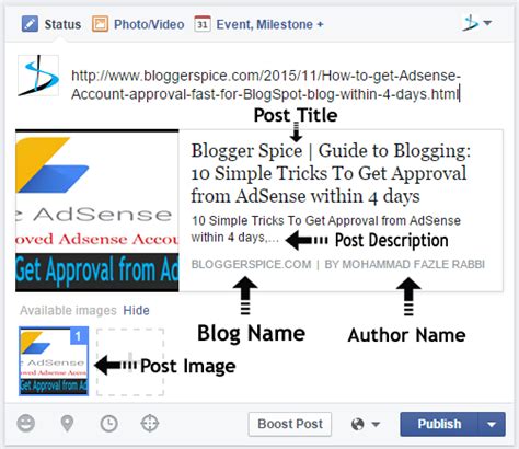 How To Use Open Graph Protocol Meta Tags In Blogspot Blog