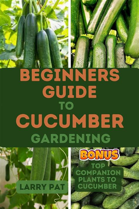 Beginners Guide To Cucumber Gardening The Complete Guide To Planting And Growing Cucumber From