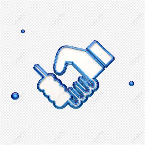 크리에이티브 스테레오 핸드 셰이크 아이콘 Png 일러스트 무료 다운로드 Lovepik