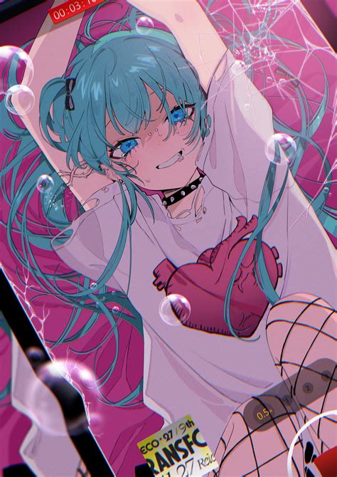 Hatsune Miku Vocaloid And 1 More Drawn By Omutatsu Danbooru