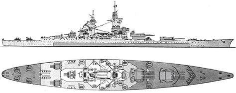Richelieu Battleships 1940 1949 French Navy France