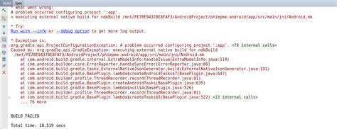 Android External Native Build Issue With Phimp Me Project Stack Overflow