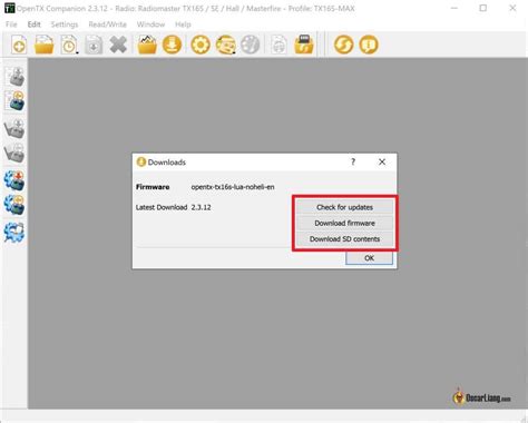Tutorial How To Flash OpenTX Firmware To Radio Transmitter Oscar Liang