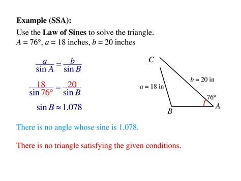 1 State The LAW OF SINES 2 Find A Babes Ppt Download