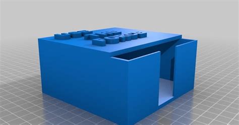 Paper Cube Box With Use The Force On Top Autorstwa Daf1331 Pobierz Darmowy Model Stl